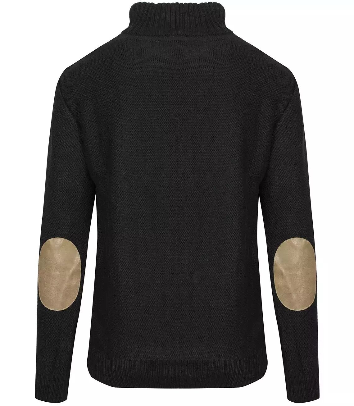 Pánský hrubý vlněný svetr s rolákem kostkovaný (13385 / 680) - Agrafka